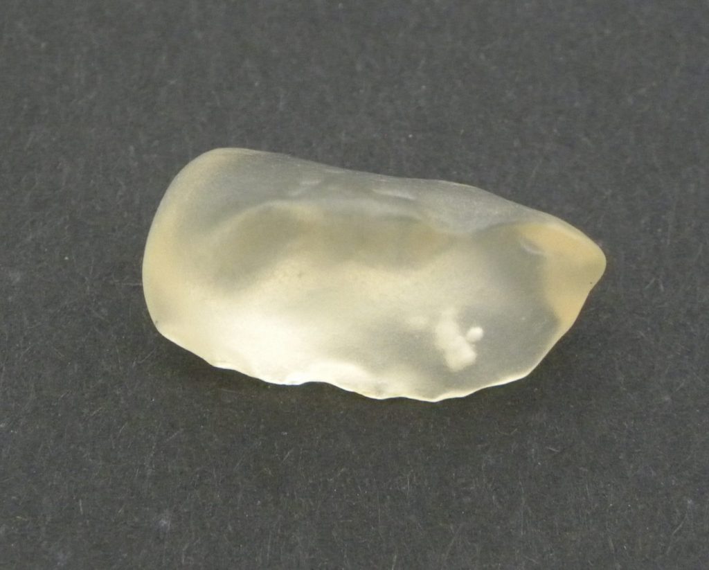 Libyan Desert Glass 1.5gm, found in the Libyan Sahara Desert
